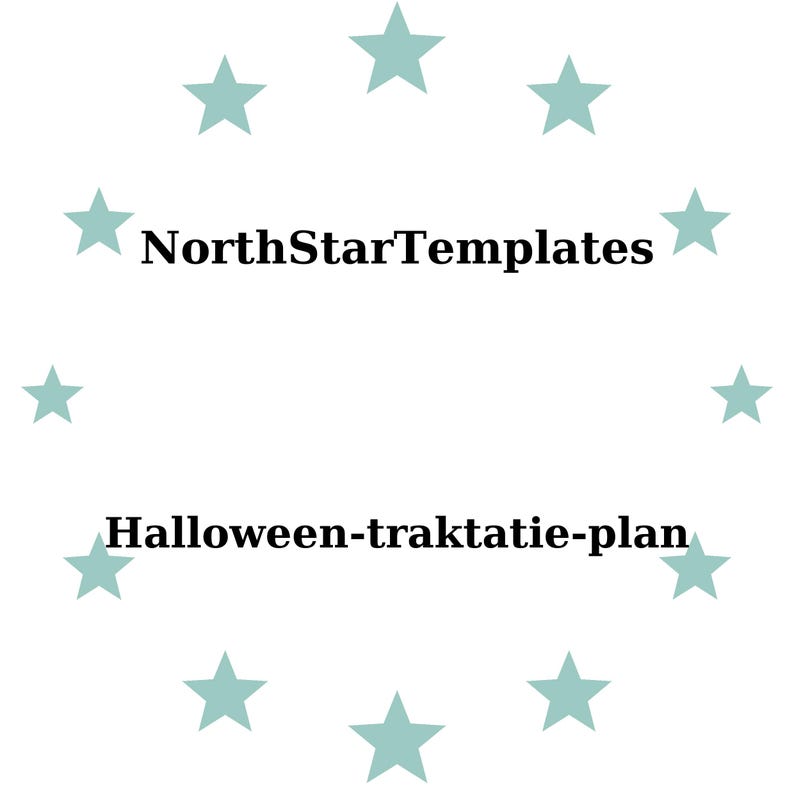Halloween Trick or Treat Planner Premium Printable and Editable ...