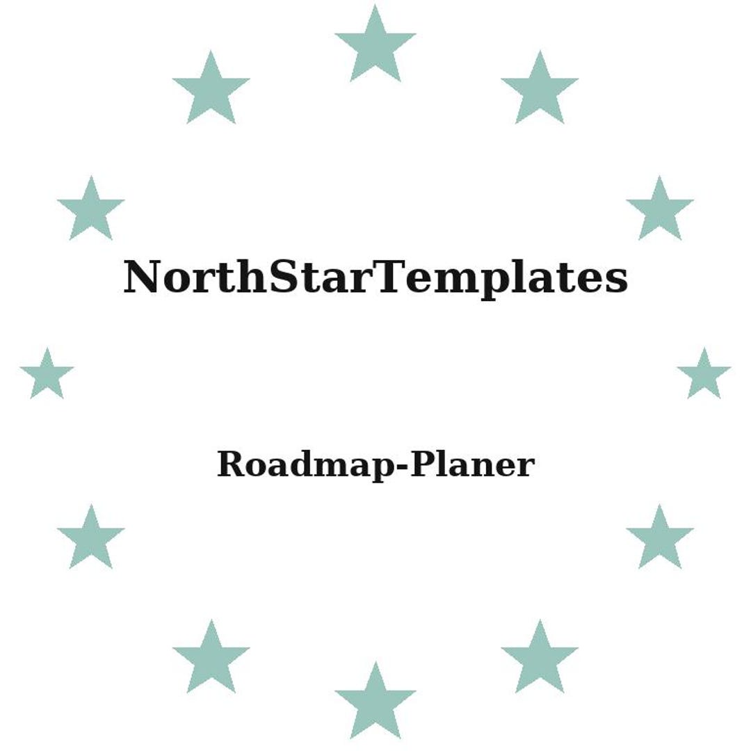 Roadmap Planner Premium Printable and Editable Template DE EN ES - Etsy