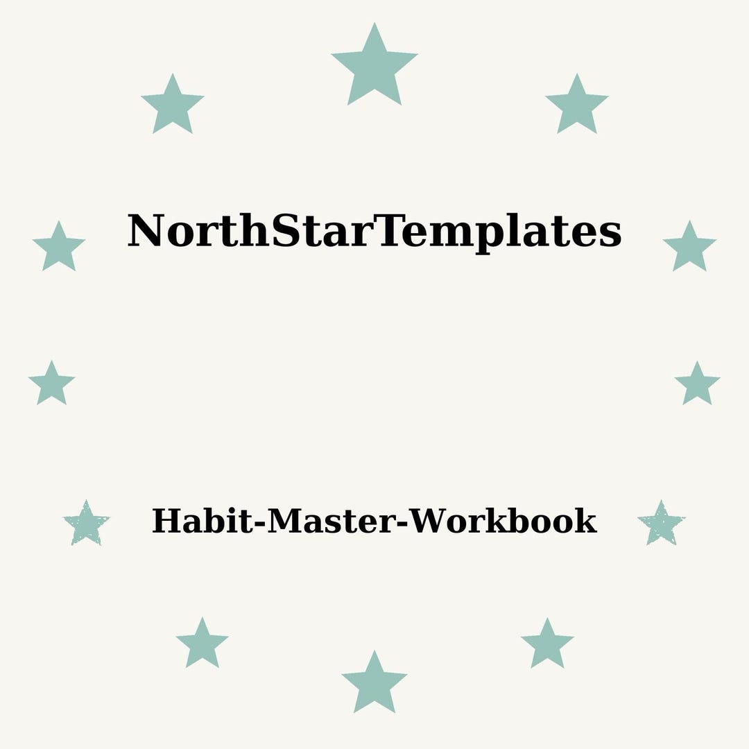 Habit Master Workbook Premium Printable and Editable Template DE EN ES ...