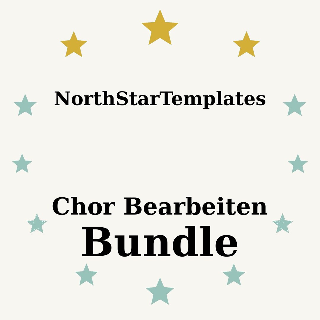 Choir Edit Bundle – 5-part Complete Set - Etsy