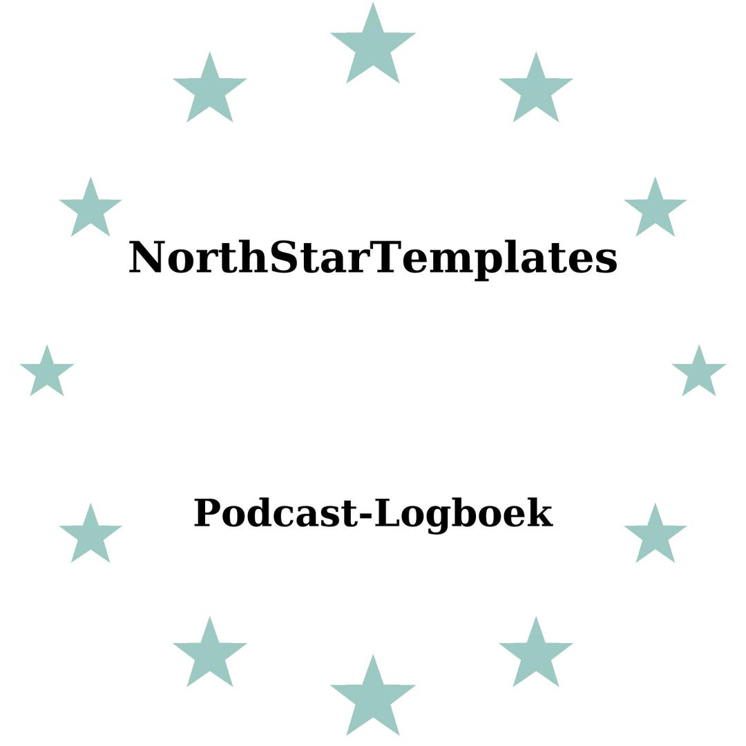 Podcast Logbook Premium Printable and Editable Template DE EN ES - Etsy