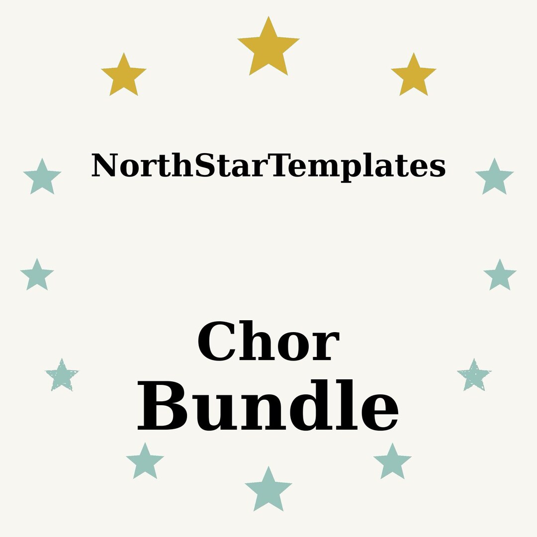 Choir Templates Bundle – 3-part Complete Set - Etsy