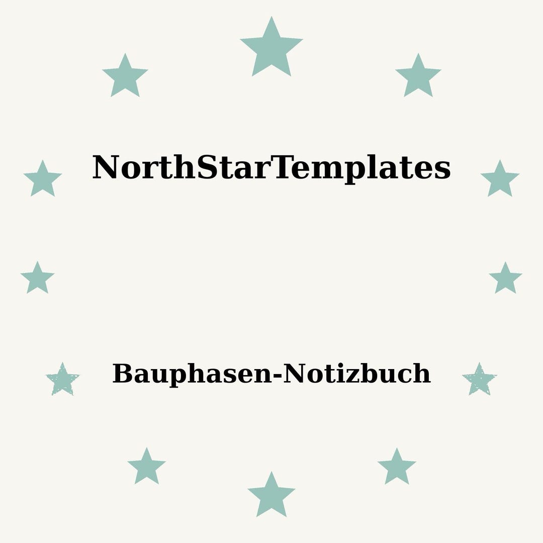 Build Phases Notebook Premium Printable and Editable Template DE EN ES ...
