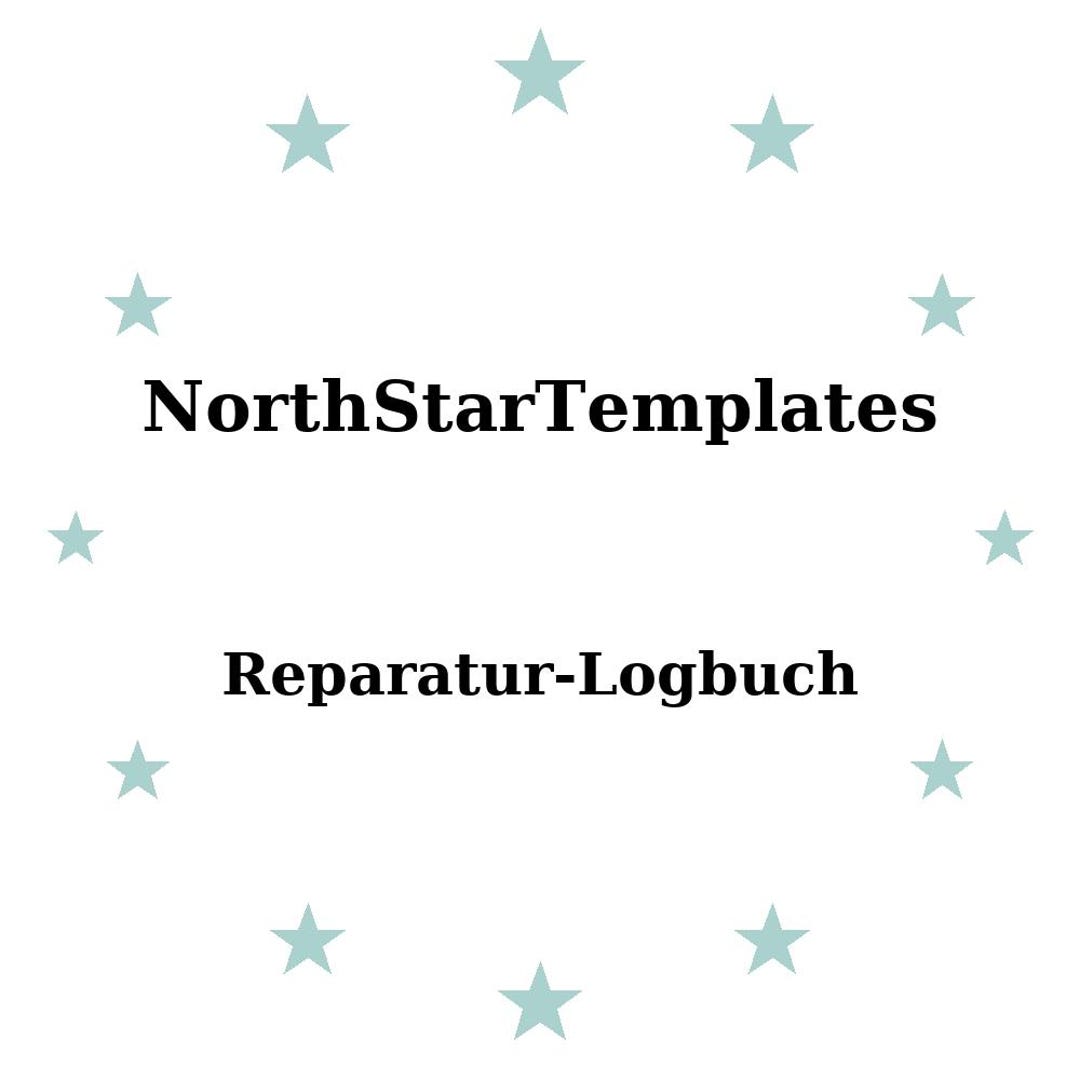 Repair Logbook Premium Printable and Editable Template DE EN ES - Etsy