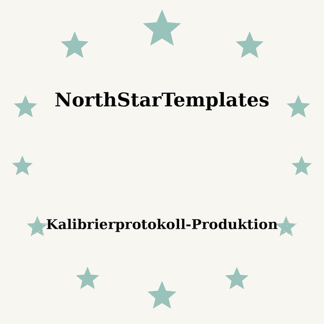 Production Calibration Protocol Premium Printable and Editable Template ...