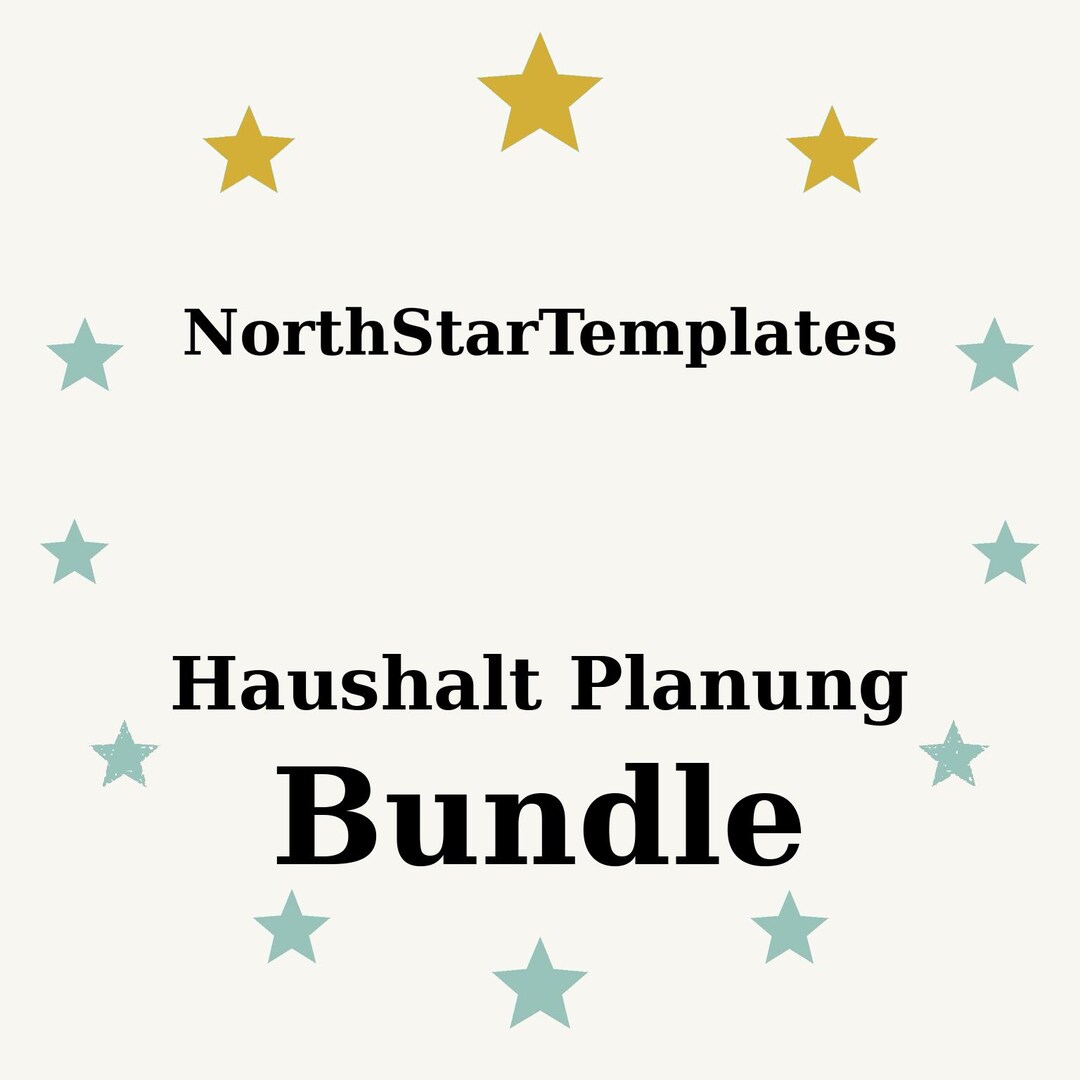 Household Planning Bundle – 4-piece Complete Set - Etsy