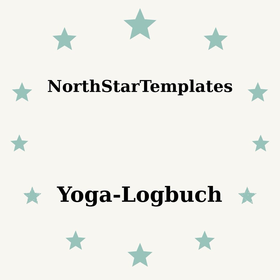 Yoga Logbook Premium Printable and Editable Template DE EN ES - Etsy