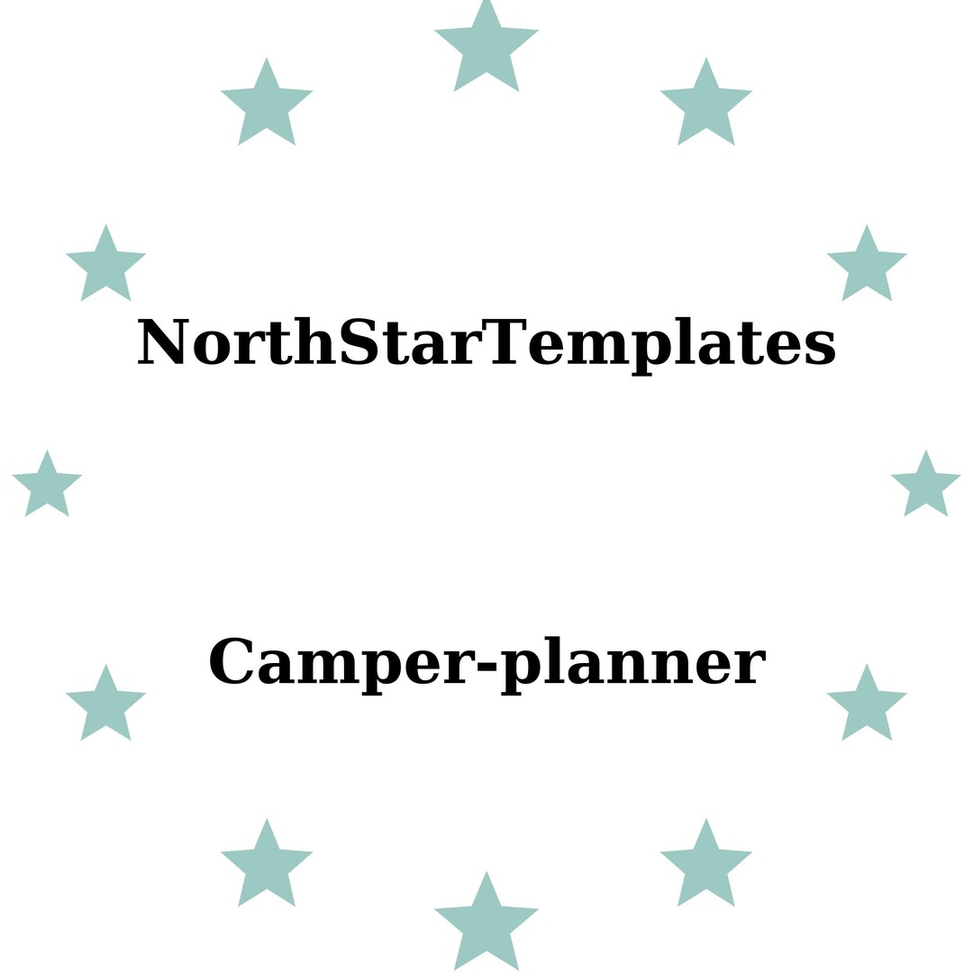 Motorhome Planner Rv Travel Organizer Editable Excel Template Route ...