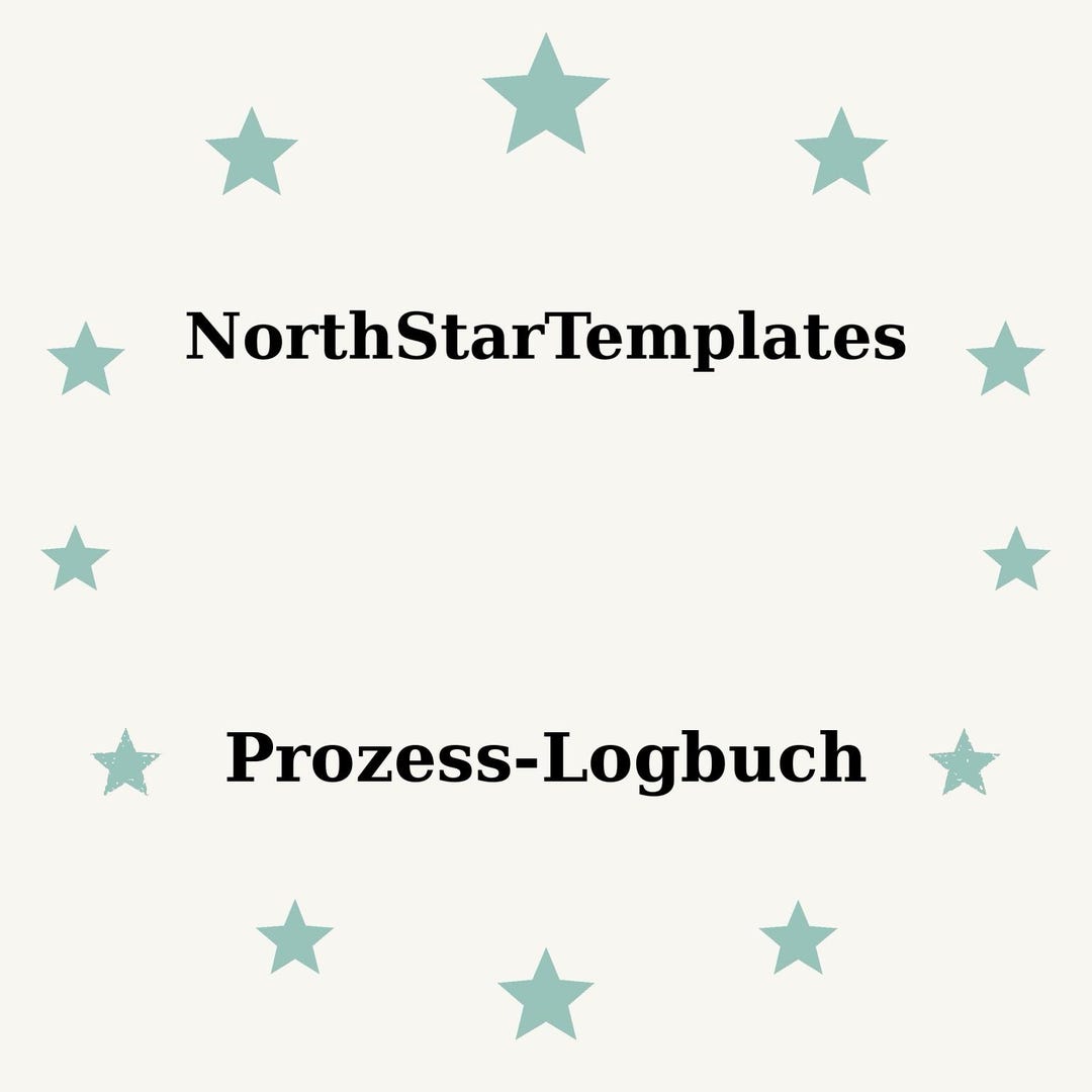 Process Logbook Premium Printable and Editable Template DE EN ES - Etsy