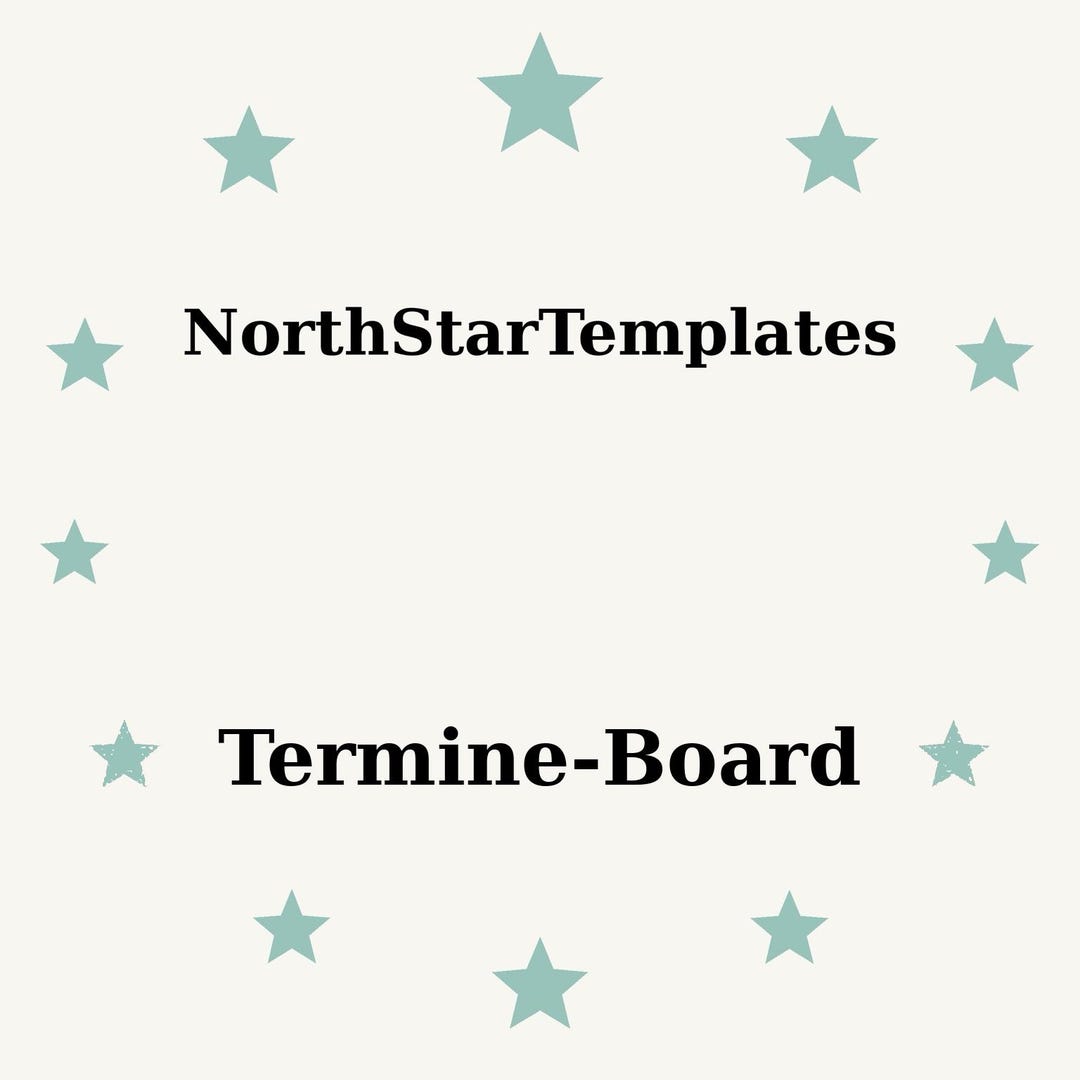 Appointments Board Premium Printable and Editable Template DE EN ES - Etsy