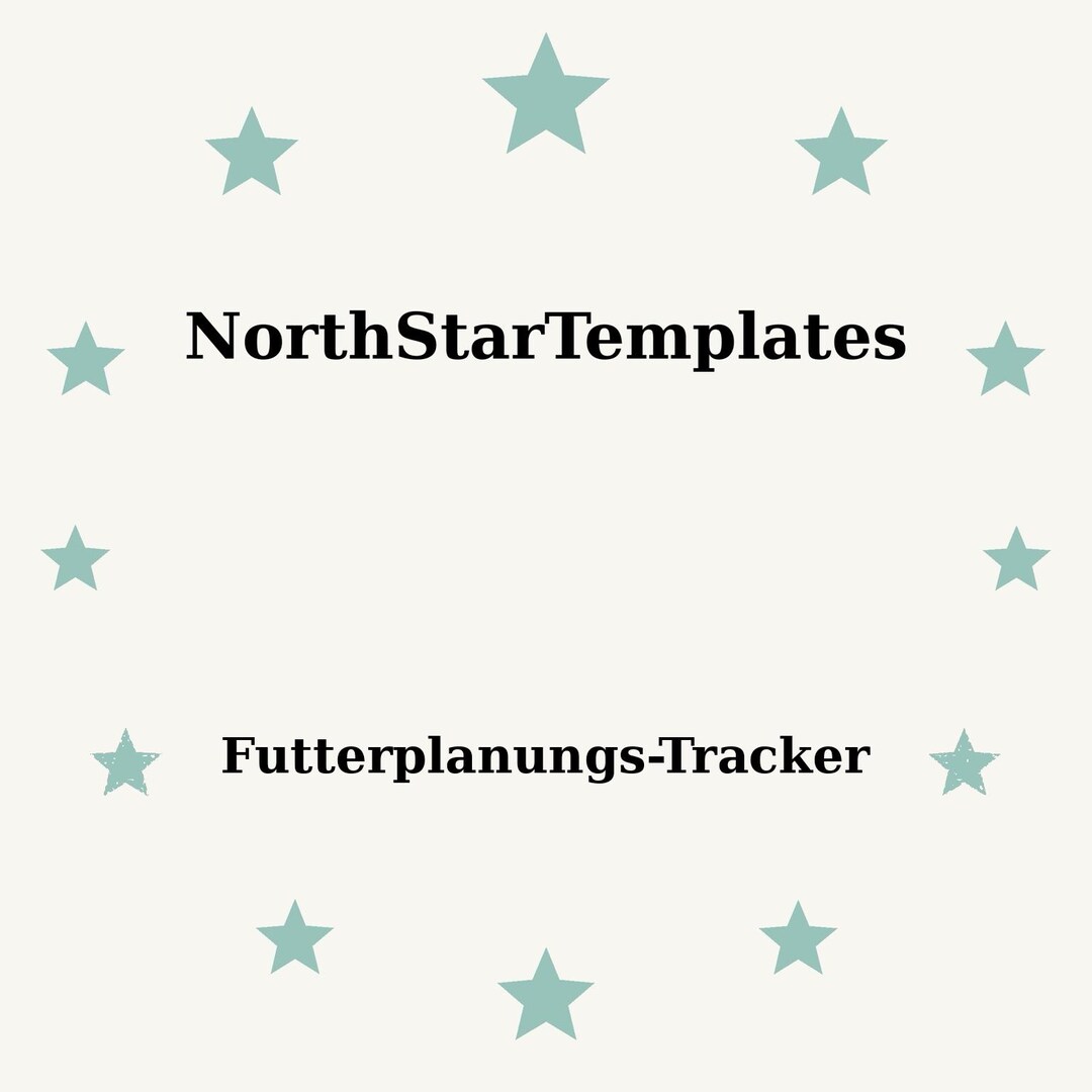 Feeding Planning Tracker Premium Printable and Editable Template DE EN ...