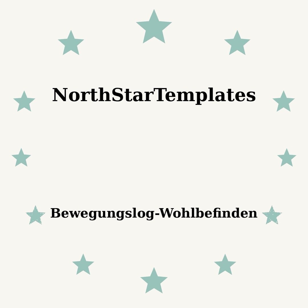Movement Log Wellbeing Premium Printable and Editable Template DE EN ES ...