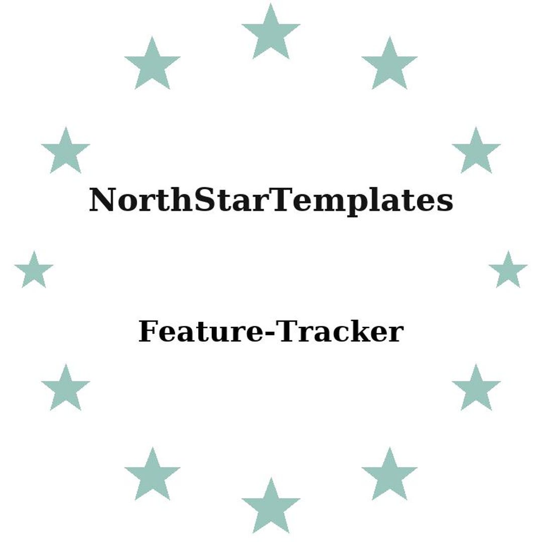 Feature Tracker Premium Printable and Editable Template DE EN ES - Etsy ...