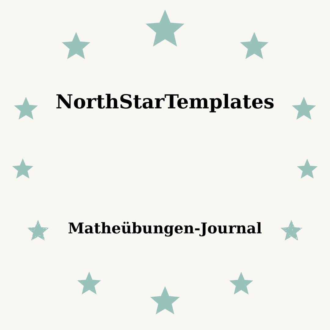 Math Exercises Journal Premium Printable and Editable Template DE EN ES ...