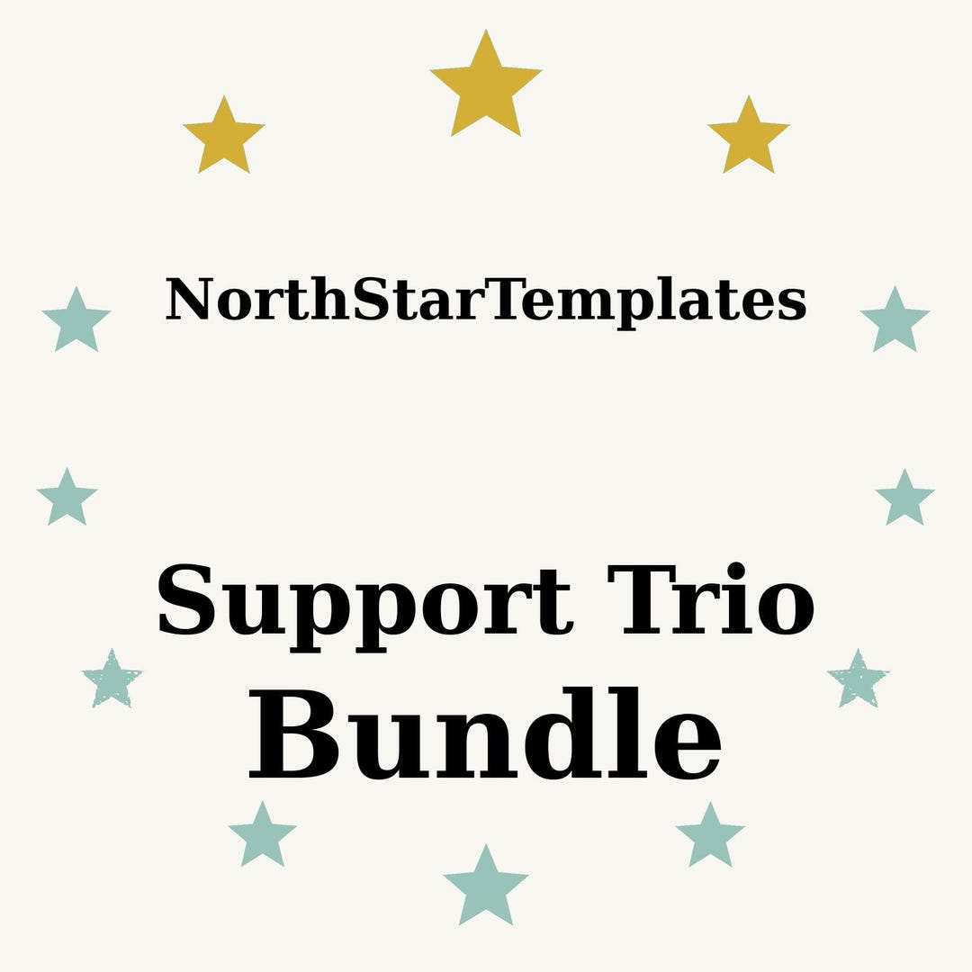 Support Trio-bundle – 3-piece Complete Set - Etsy