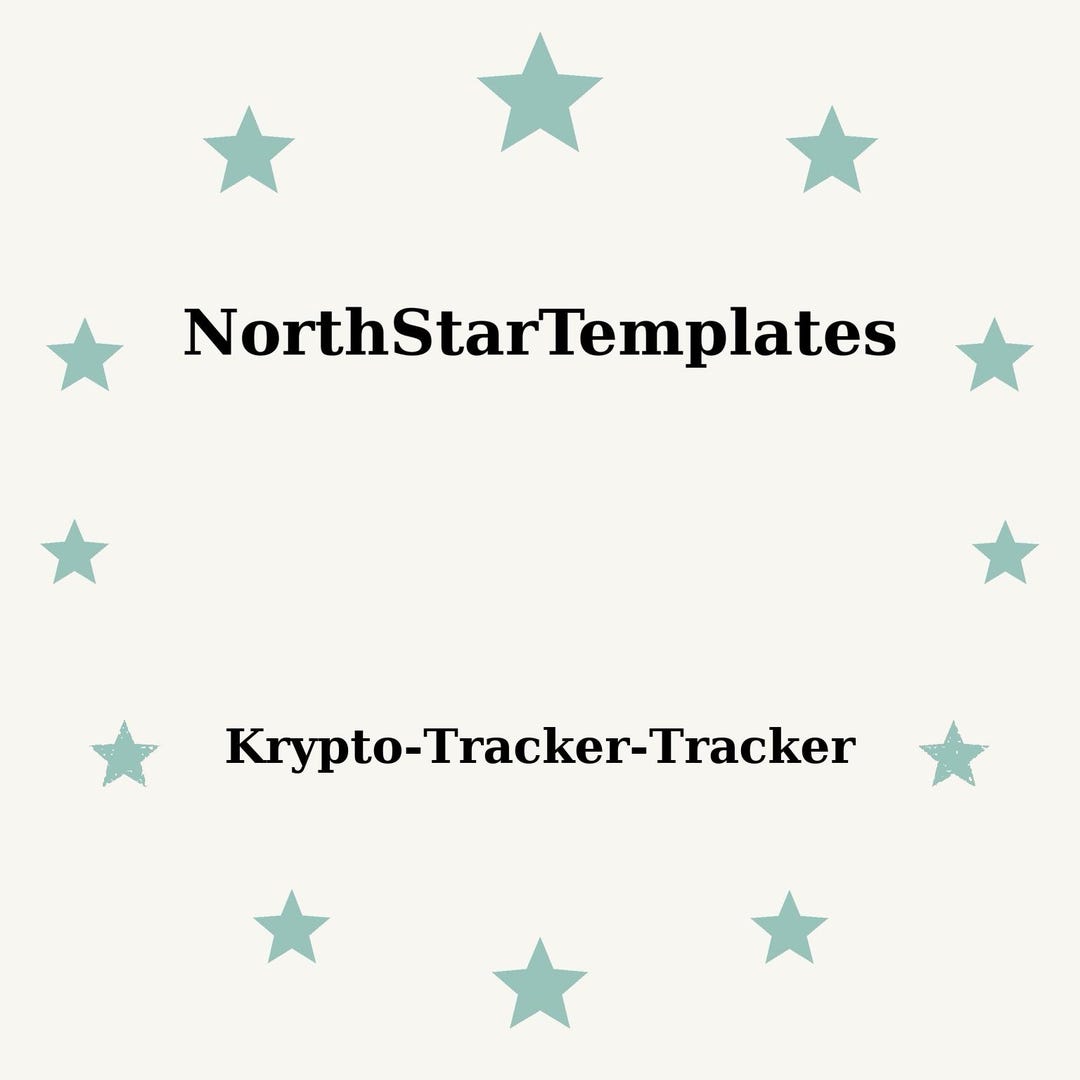 Crypto Tracker Tracker Premium Printable and Editable Template DE EN ES ...