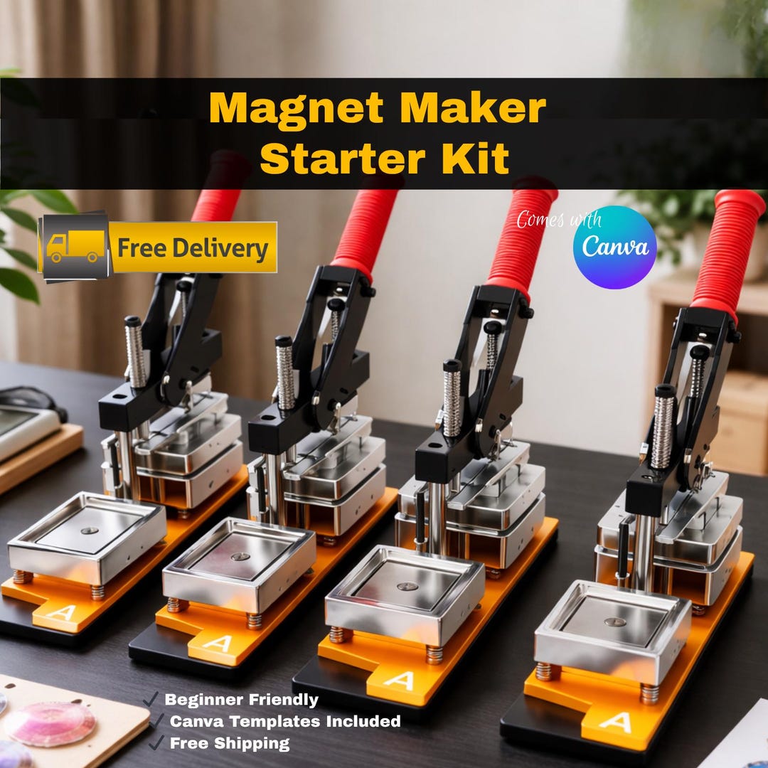 Magnet Maker Business Starter Kit – Launch Your Custom Magnet Business ...