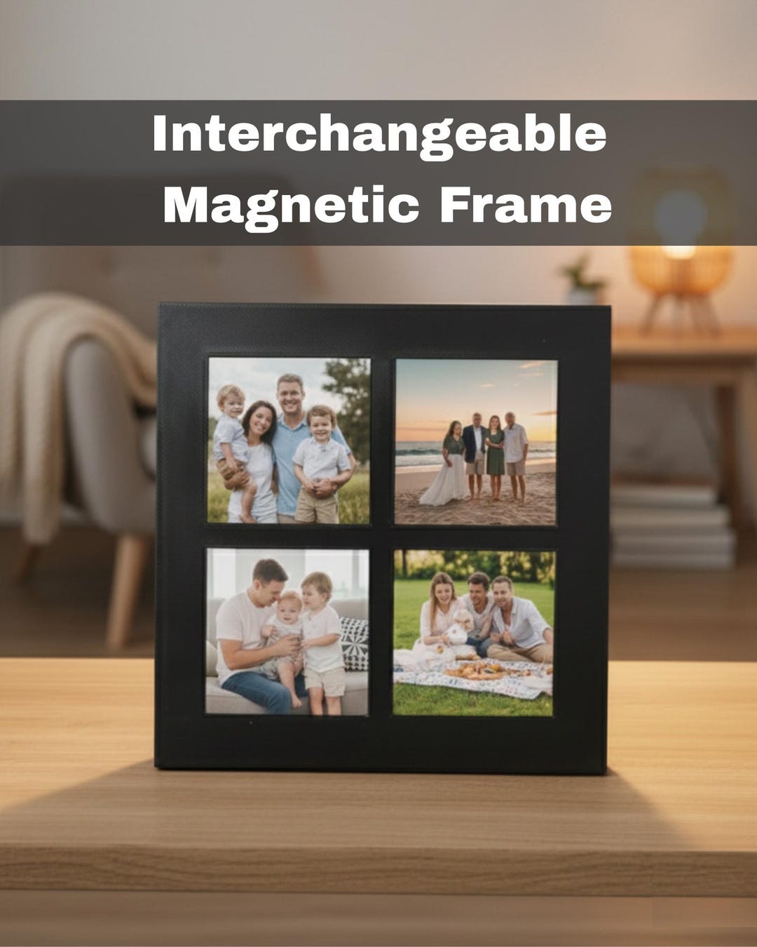 Magnet Frame Bundle – 5 Interchangeable Magnetic Frames With Stand ...
