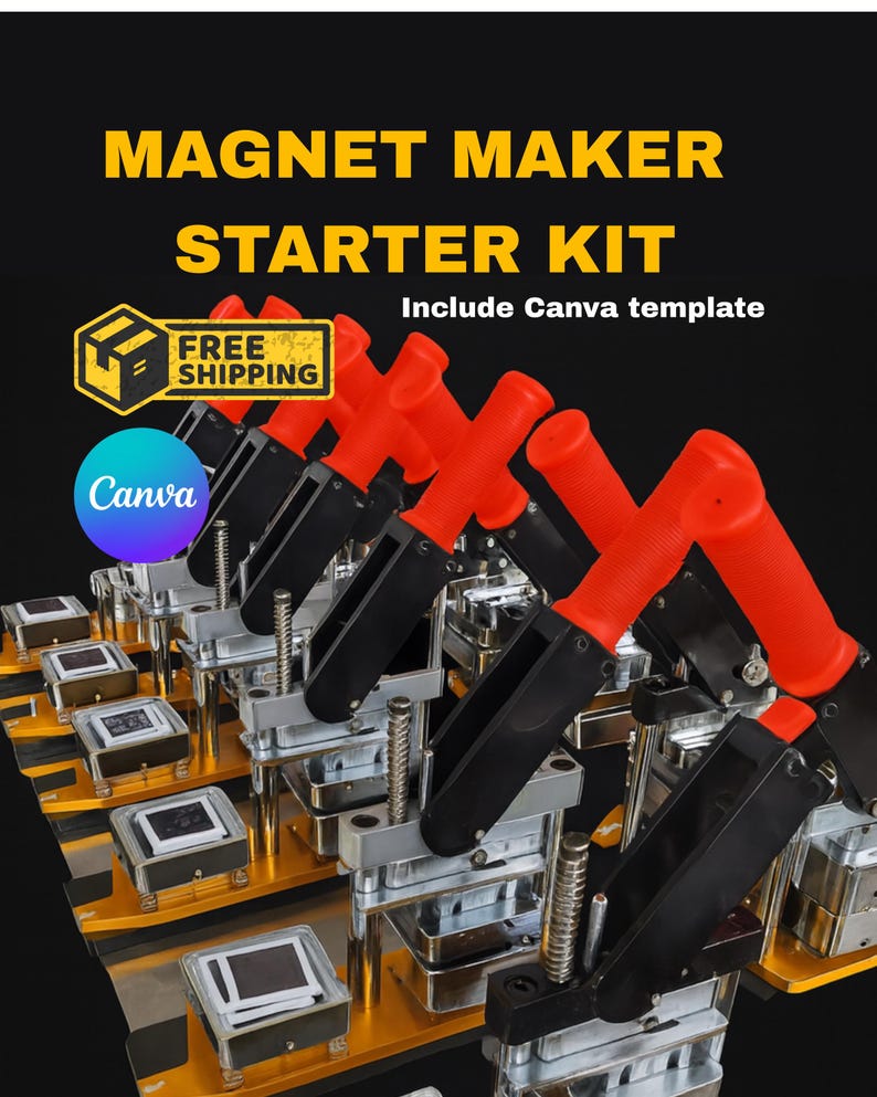 DIY Magnet Maker Machine Starter Kit – Create Your Own Custom Fridge ...