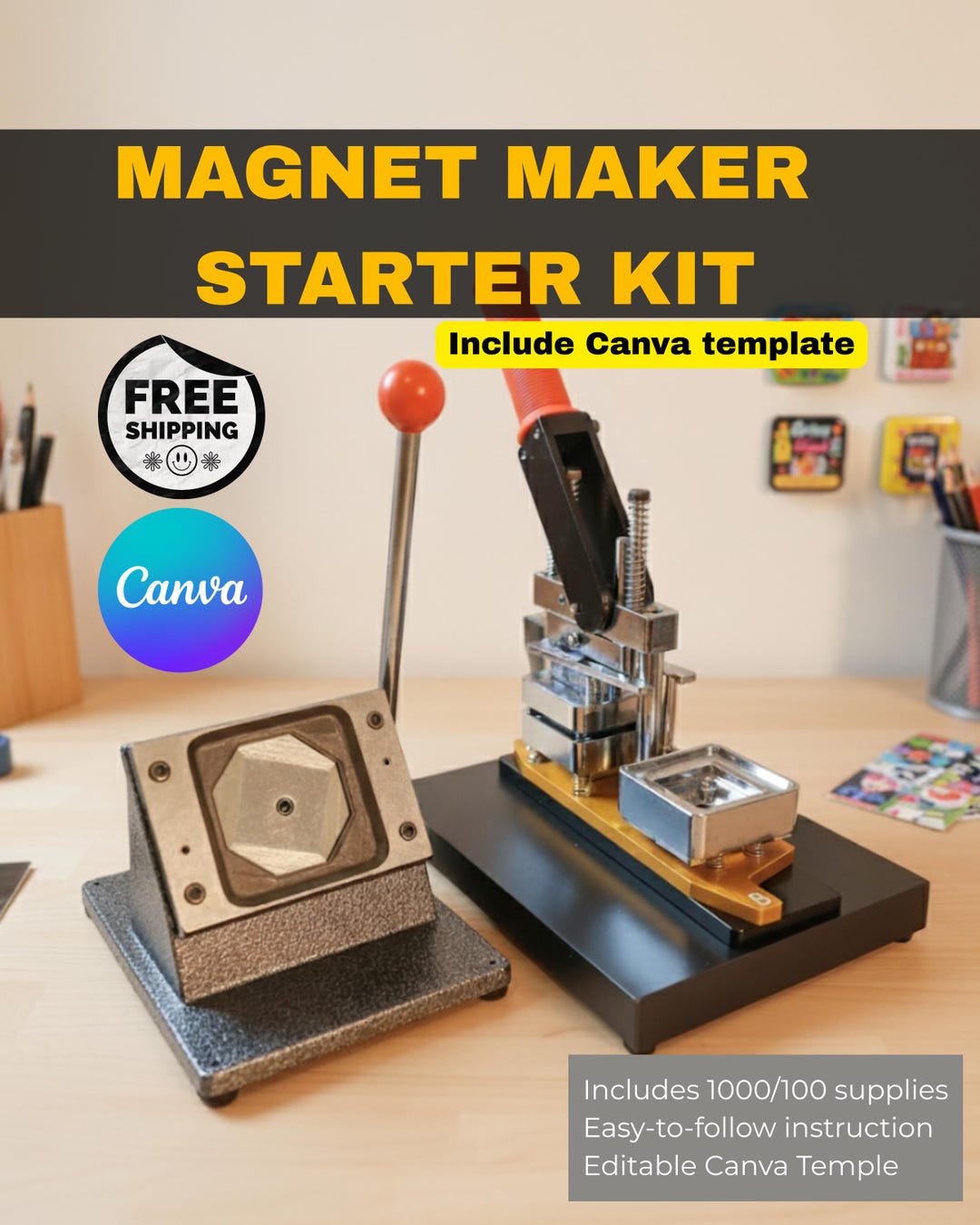 Magnet Maker Business Starter Kit – Launch Your Custom Magnet Business ...