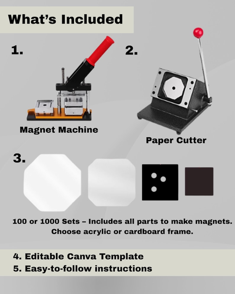 Magnet Maker Business Starter Kit – Launch Your Custom Magnet Business ...