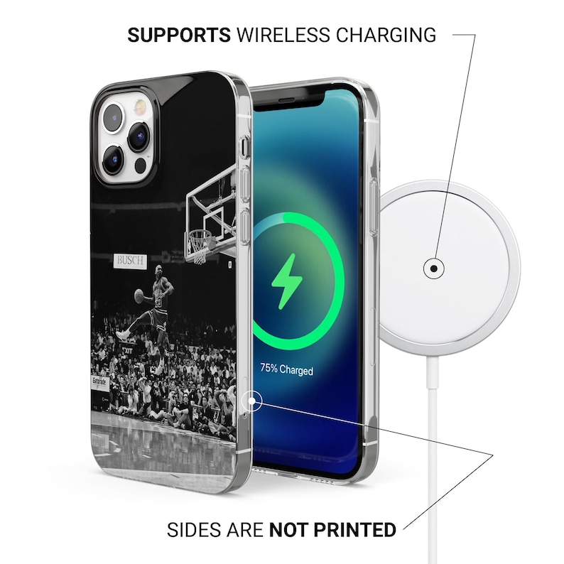 Michael Jordan Phone Case Basketball Legend Cover for iPhone 17pro, 16 ...