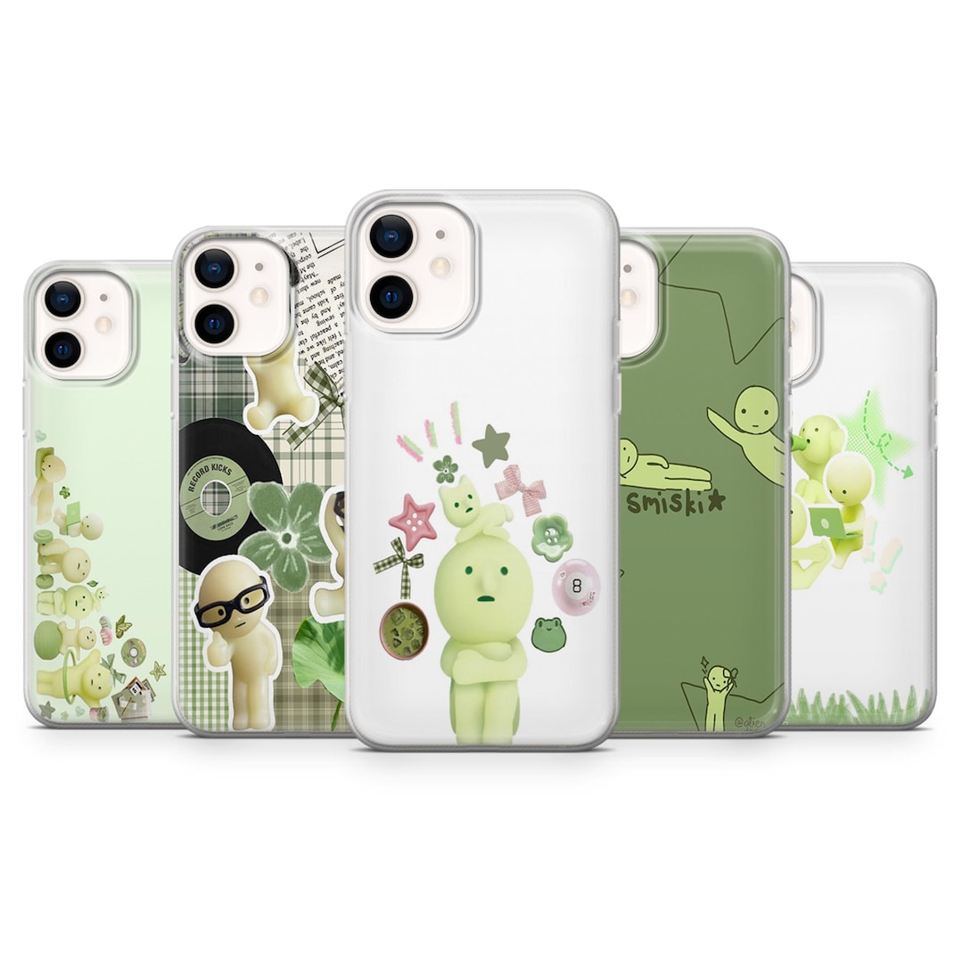Smiski Phone Case Cute Anime Cover for iPhone 17pro, 16, 15, 14, 13, 12 ...