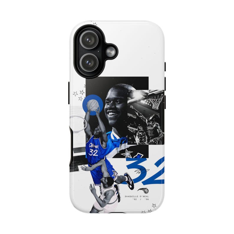 Shaquille O'neal Phone Case NBA Basketball Cover for iPhone 17pro, 16 ...