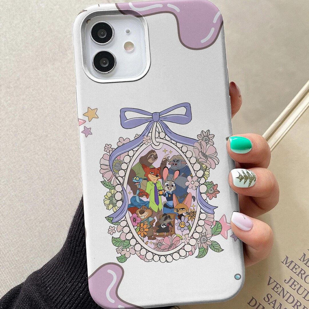 Zootopia Characters iPhone Case: Cartoon Animal Design, Protective ...