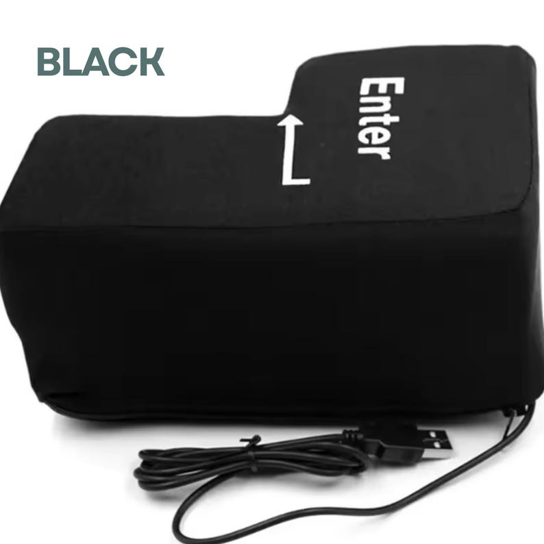 Giant Enter Key Stress Pillow – Funny Desk Stress Relief Cushion ...