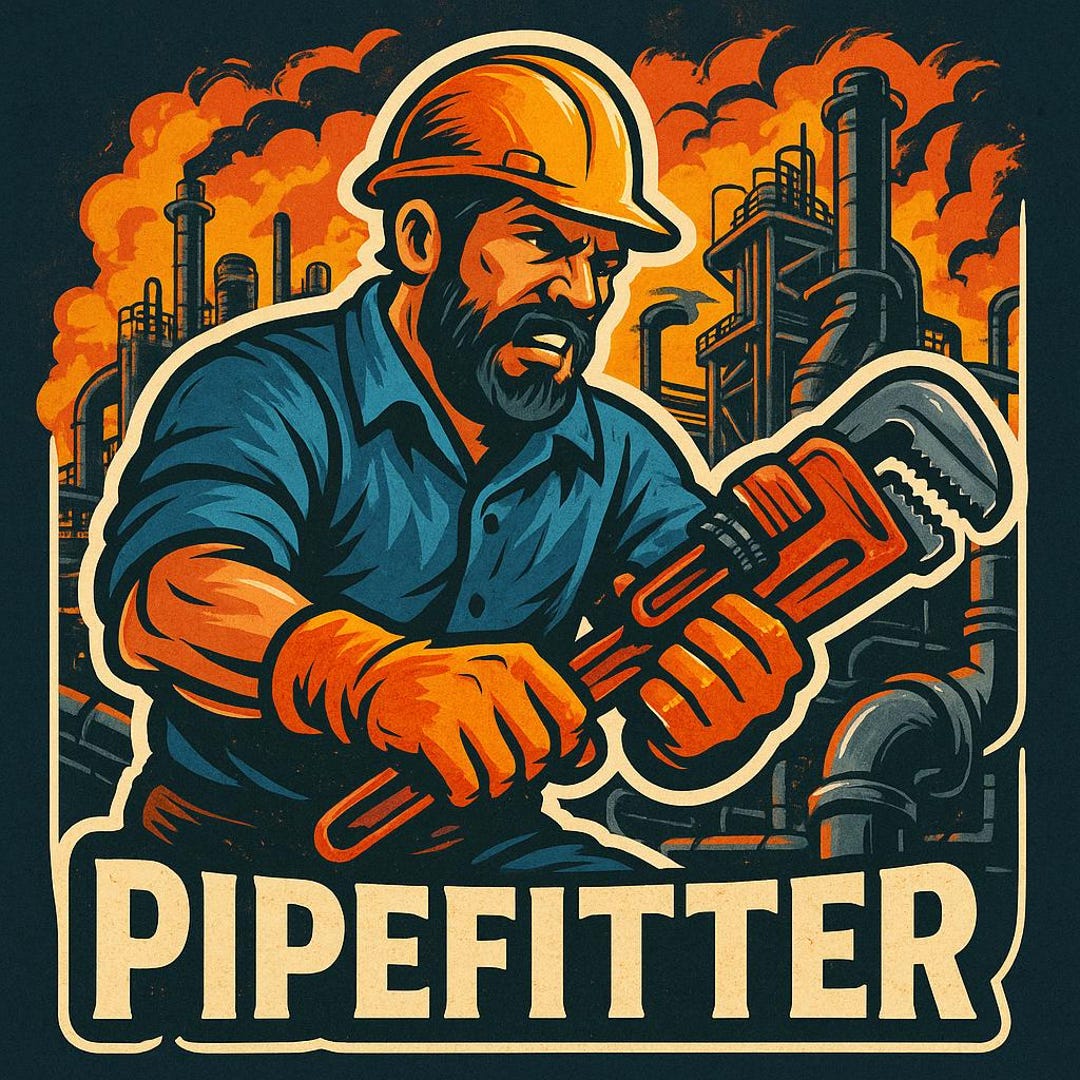 Pipe Fitter Sticker - Etsy