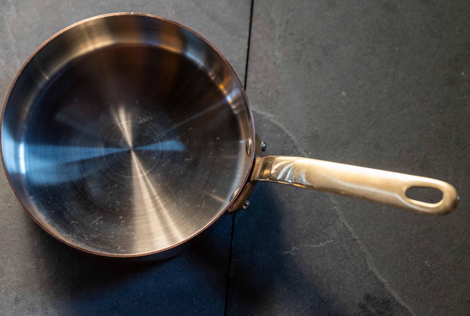 Vintage French Copper Deep Saute Pan With Stainless Interior - Etsy