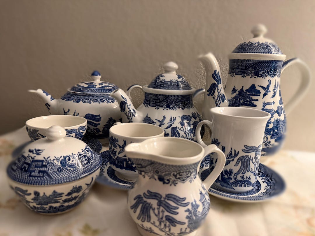 Churchill England Blue Willow Tea Set Pieces – Choose Your Piece - Etsy