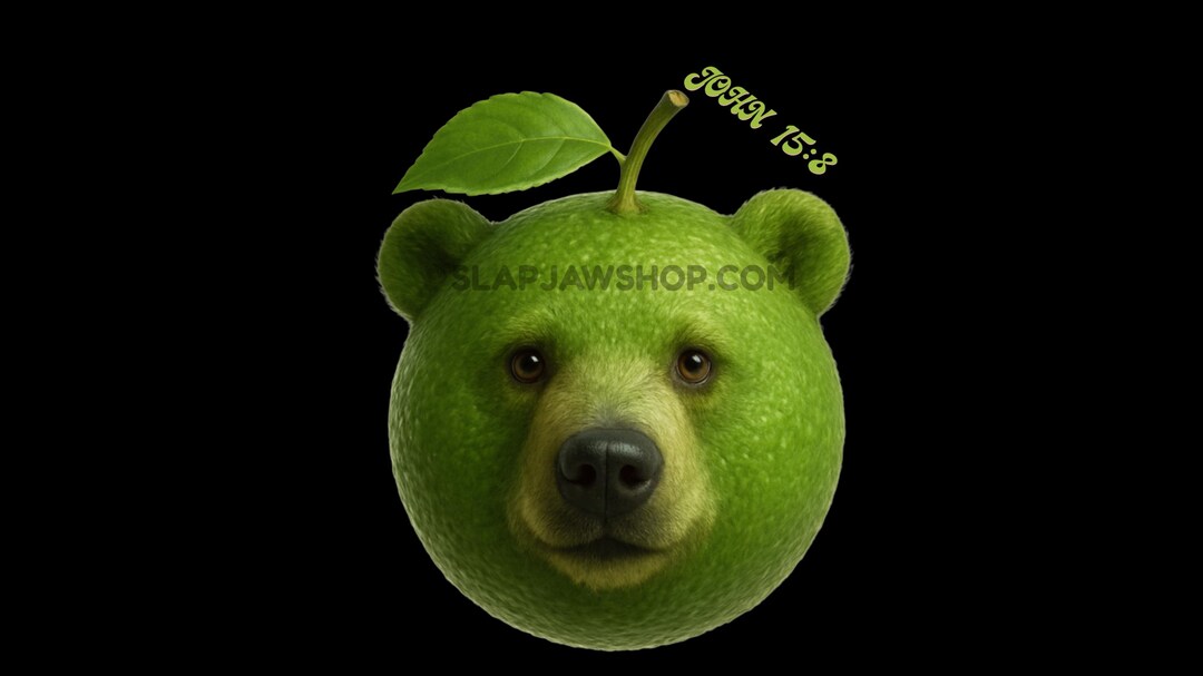 Lime Bear Vinyl Sticker: Large-sized Bold Graphic Decal — Weatherproof ...