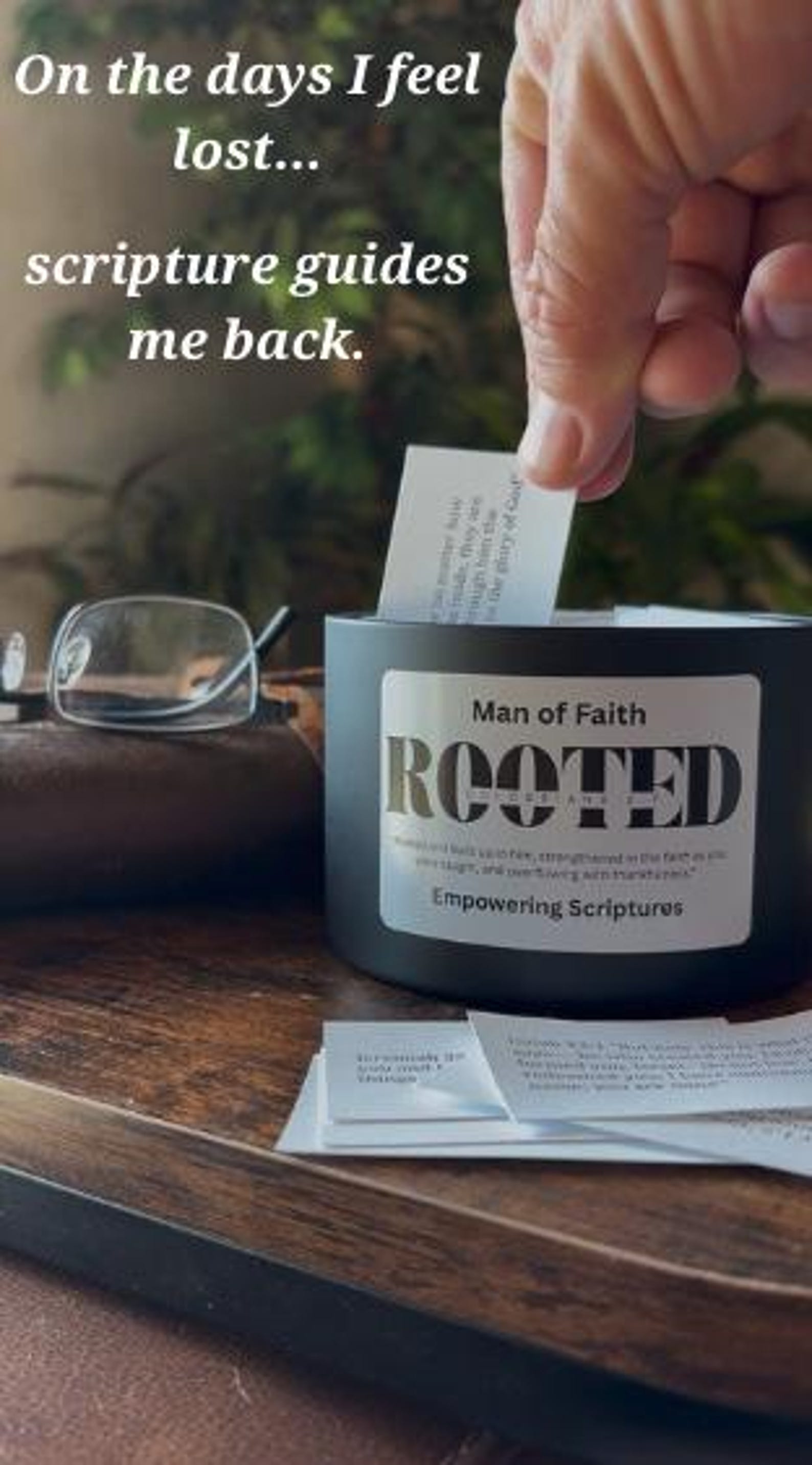 Man of Faith, Scripture Jar, Bible Verse Jar, Christian Gift ...