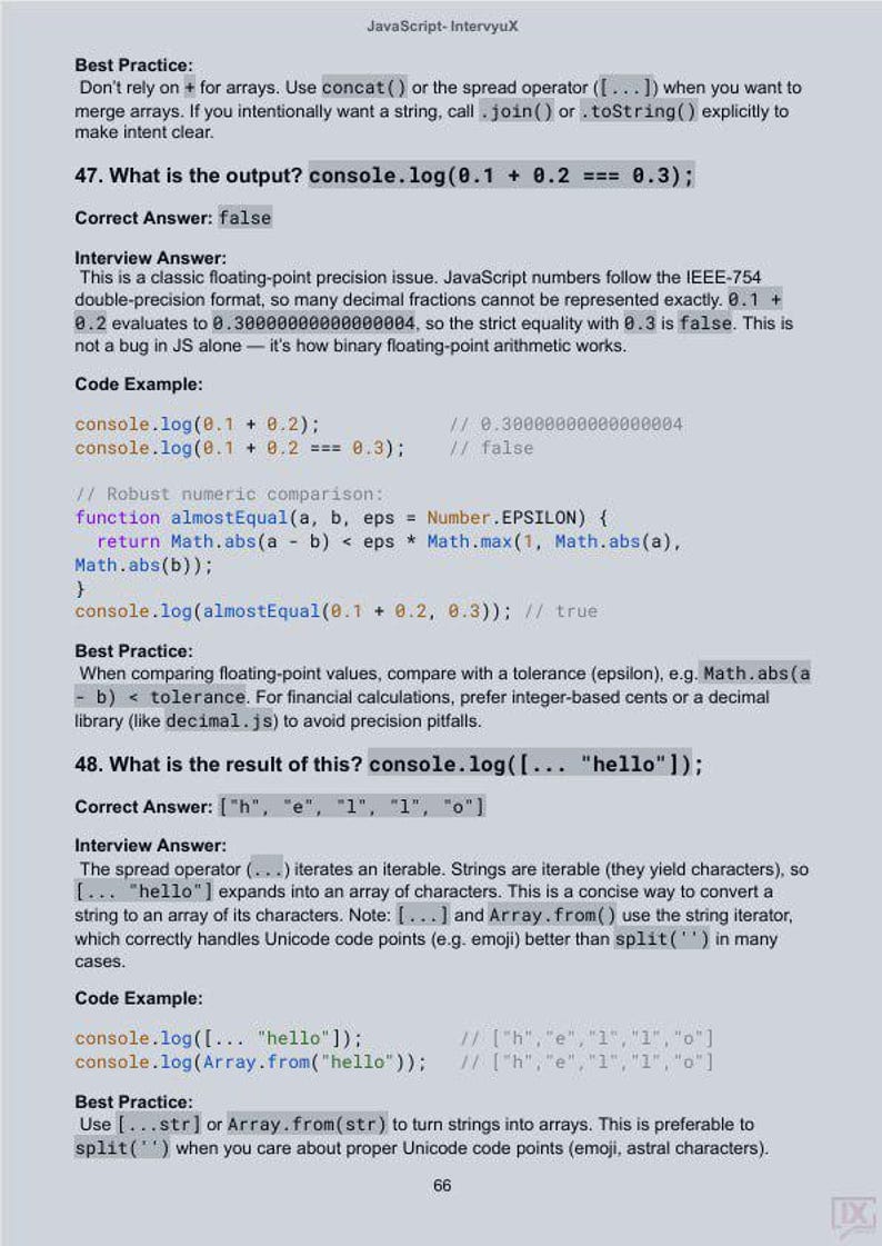 Frontend Interview Prep: HTML CSS Javascript React Guide (PDF Bundle) - Etsy