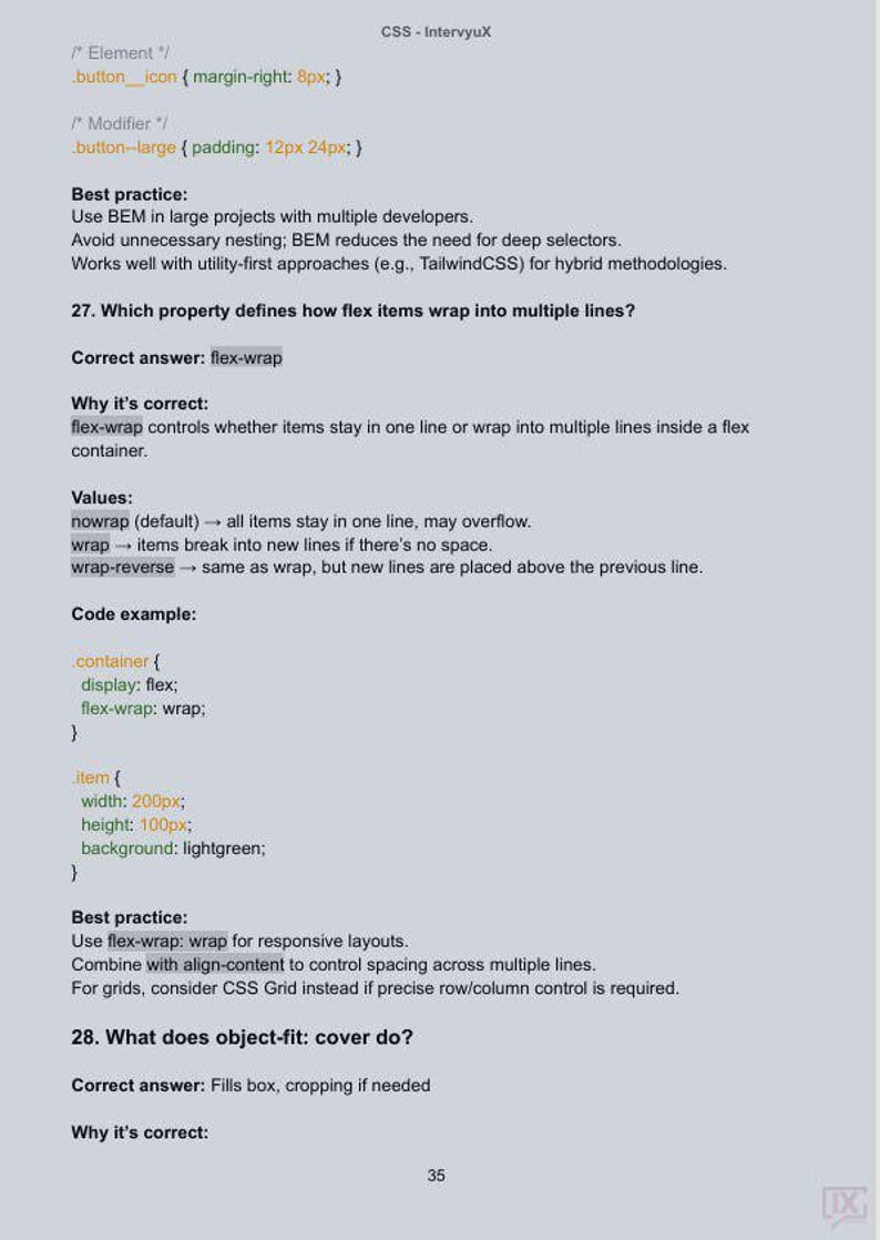 Frontend Interview Prep: HTML CSS Javascript React Guide (PDF Bundle) - Etsy