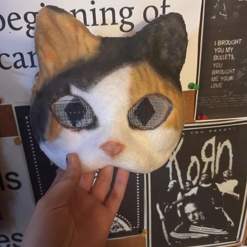 Calico Cat Therian Mask - Etsy