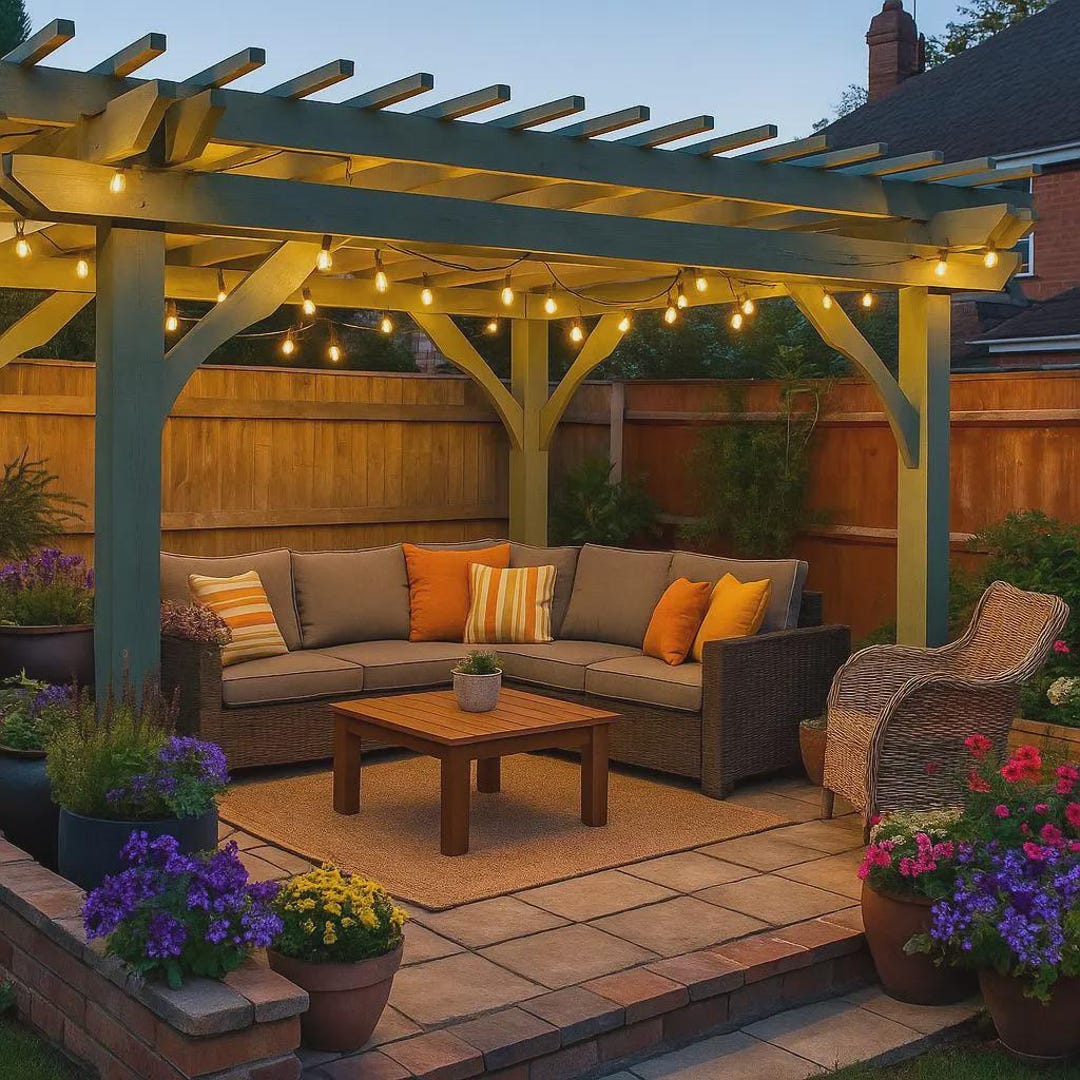 10x12 DIY Pergola Plan – Modern Woodworking Project, Simple Garden ...