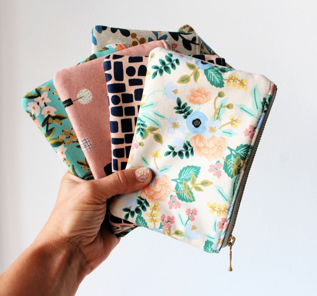 Mini Wallet Floral Print Coin Purse Small Zipper Pouch - Etsy