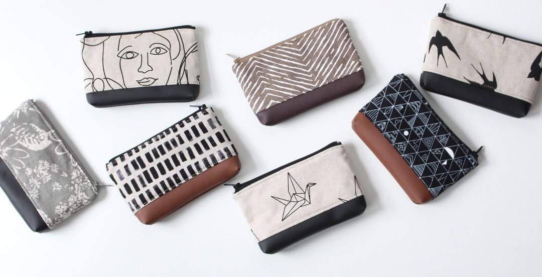 Mini Wallet, Coin Purse, Small Zipper Pouch, Card Holder, - Etsy