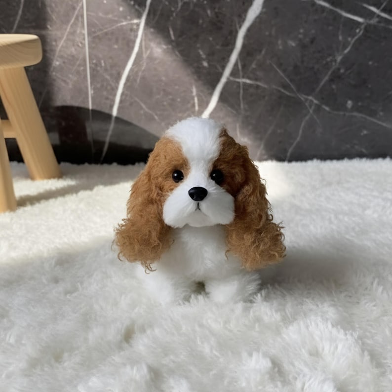 Handmade Cavalier King Charles Spaniel Mini Plush | Dog Keychain | Bag ...