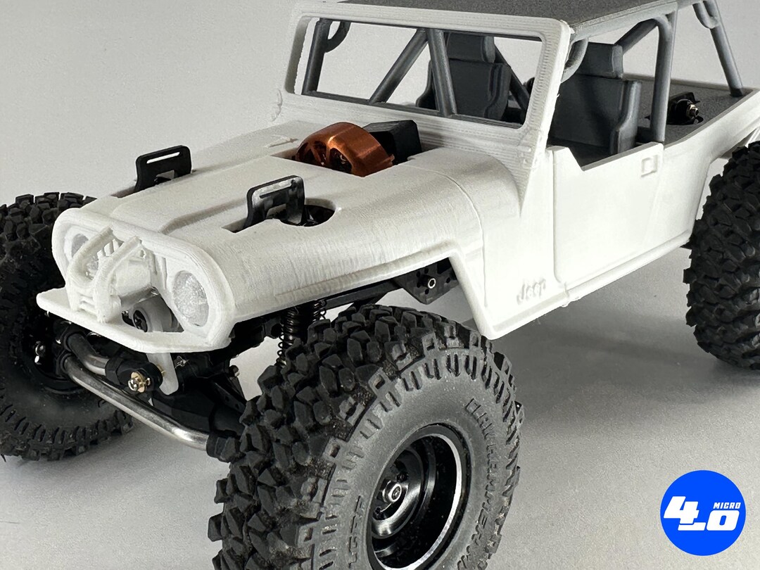 SCX24 CJ7 Jeep "deviant" Rock Crawler Buggy Body 155mm - Etsy