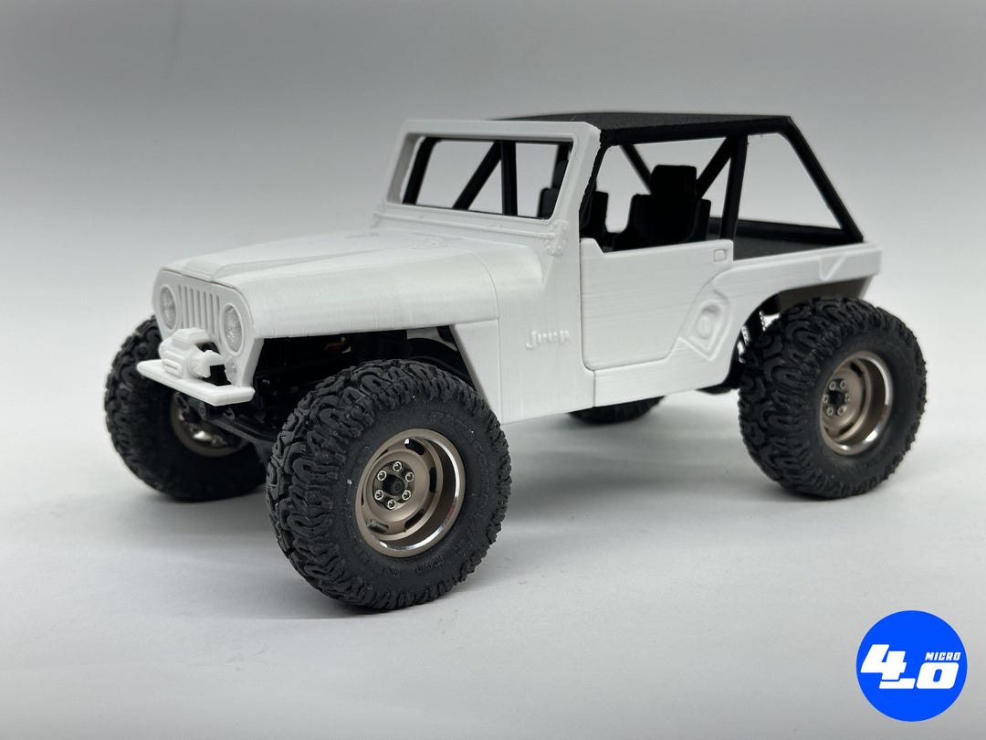 SCX24 CJ5 Jeep Rock Crawler Body for 133-145mm Wheelbase - Etsy