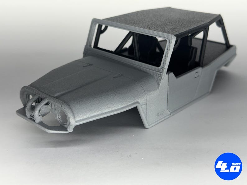 SCX24 CJ7 Jeep "deviant" Rock Crawler Buggy Body 155mm - Etsy