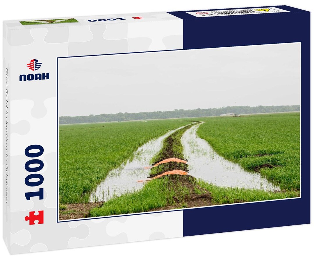 Noah Jigsaw Puzzle Rice Field Irrigation in Arkansas 1000pc Puzzle 1000 ...