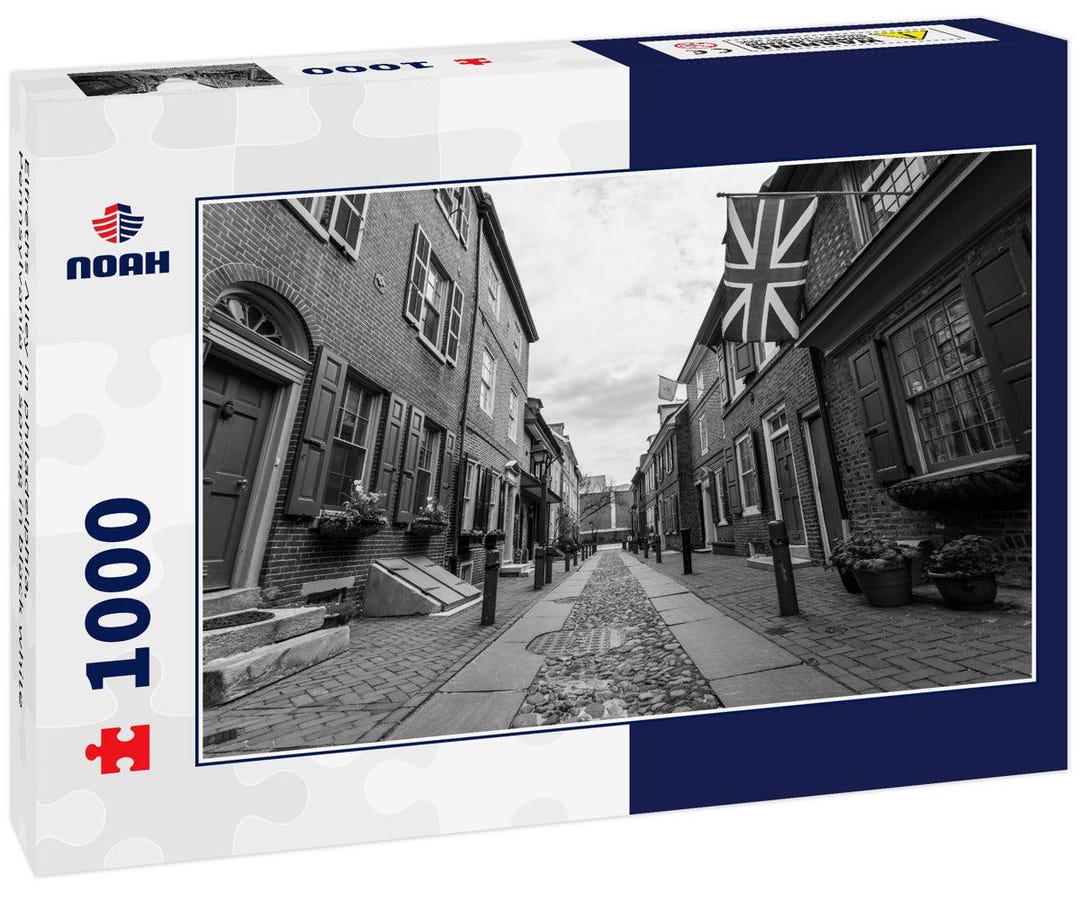 Noah Jigsaw Puzzle Elfreths Alley in Philadelphia, Pennsylvania in ...