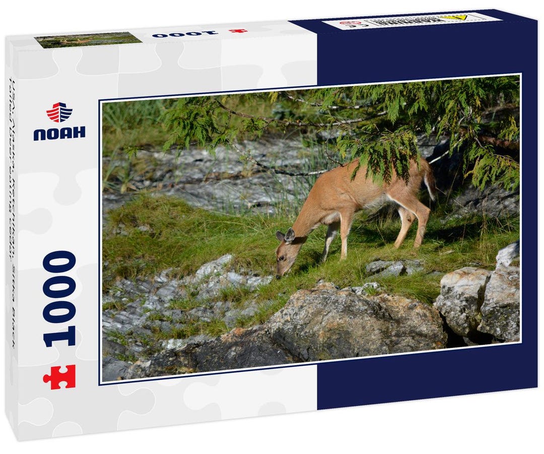 Noah Jigsaw Puzzle USA, Alaska, Ketchikan, Sitka Black Tailed Deer ...