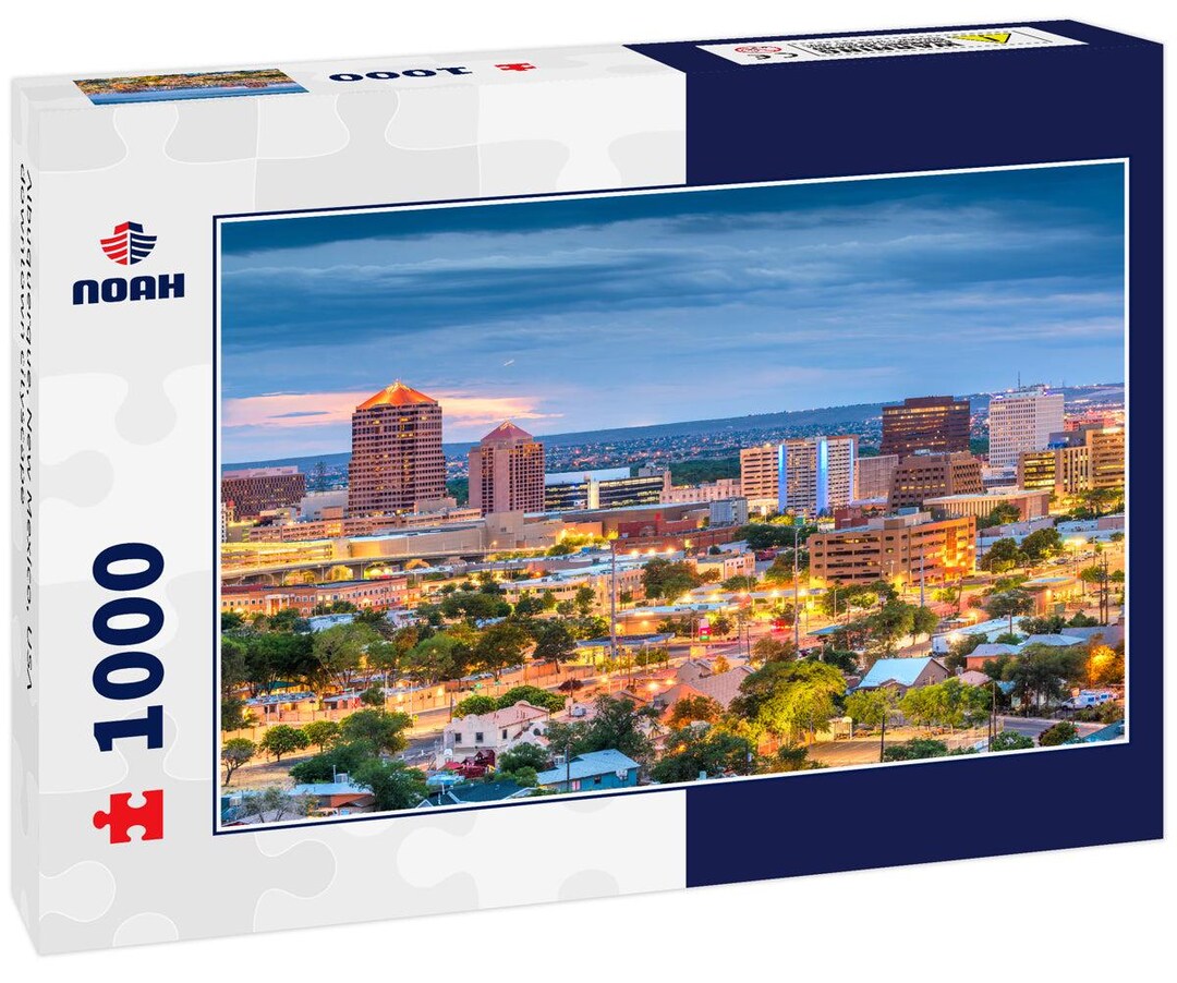 Noah Jigsaw Puzzle Albuquerque, New Mexico, USA Downtown Cityscape ...