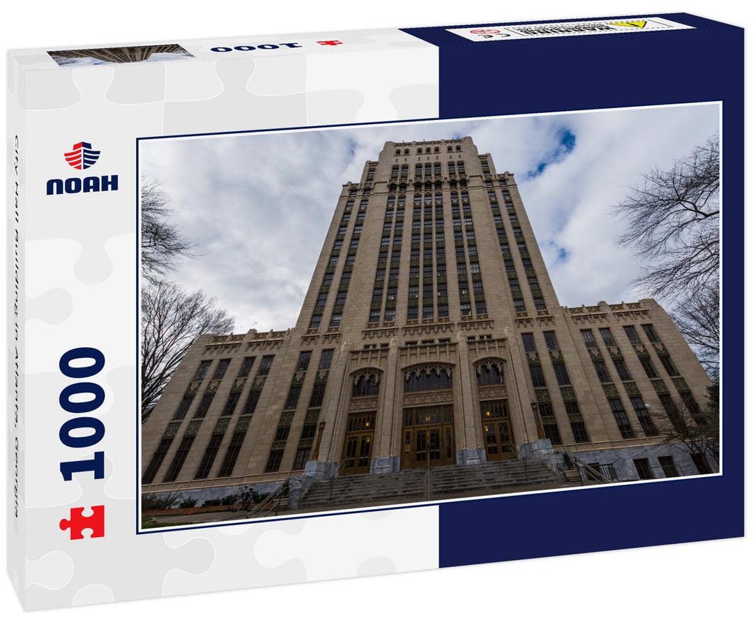 Noah Jigsaw Puzzle City Hall Building in Atlanta, Georgia 1000 Pieces ...